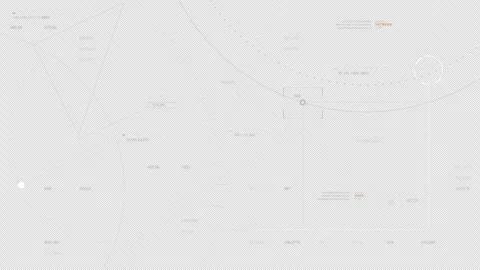 PNG Alpha Astro Cosmic Map HUD 2GFX Tech... | Stock Video | Pond5