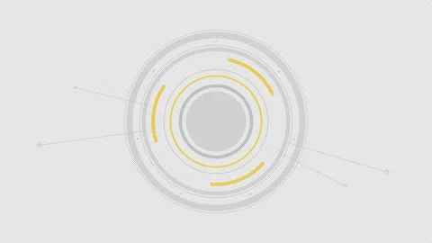 PNG Alpha.Abstract Circle and line HUD t... | Stock Video | Pond5