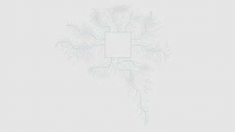 PNG Alpha.Abstract digital dot line part... | Stock Video | Pond5