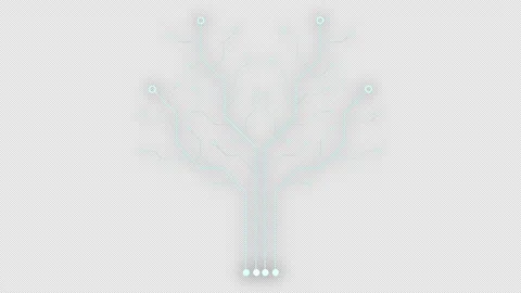 PNG Alpha.Abstract digital dot line part... | Stock Video | Pond5