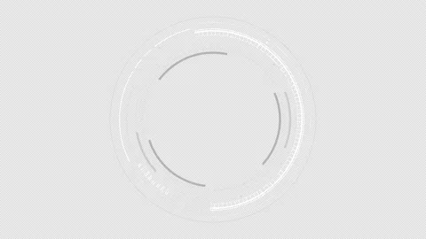 PNG Alpha.Circle HUD element. | Stock Video | Pond5