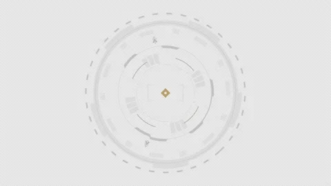 PNG Alpha.Circle HUD technological futur... | Stock Video | Pond5