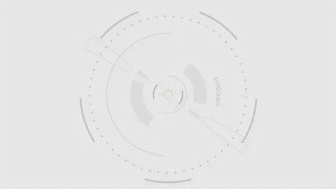 PNG Alpha.Circle HUD technological futur... | Stock Video | Pond5