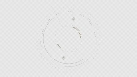 PNG Alpha.Circle HUD technological futur... | Stock Video | Pond5