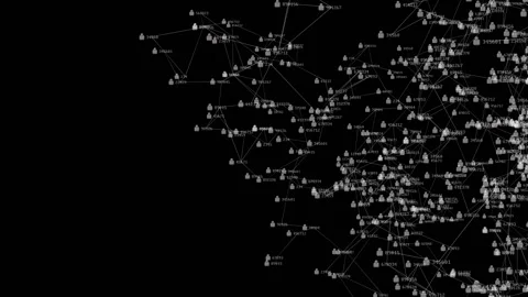 PNG alpha.Connecting Plexus lines and di... | Stock Video | Pond5