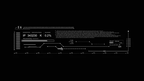 PNG Alpha.HUD elements in and out within... | Stock Video | Pond5