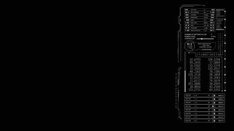 PNG Alpha.HUD interface Right side.HUD ... | Stock Video | Pond5