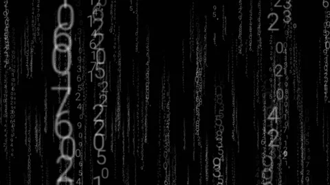 PNG alpha.Matrix digital background. | Stock Video | Pond5