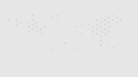 PNG Alpha.Shining stars create world map... | Stock Video | Pond5