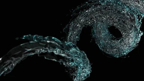 PNG Alpha.Water. Animated Liquid. | Stock Video | Pond5