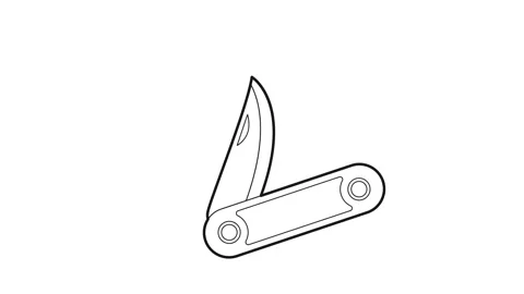 Survival Knife Animation Stock Video Footage | Royalty Free Survival ...