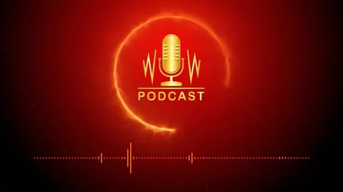 podcast icon on green screen background ... | Stock Video | Pond5