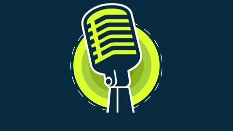 Podcast intro logo animation for social ... | Stock Video | Pond5