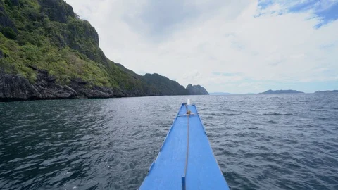Point of view from Filipino fishing boat... | Stock Video | Pond5