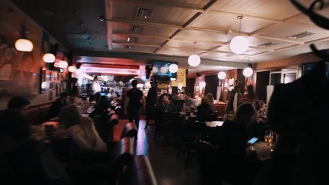 Crowded Bar Stock Footage ~ Royalty Free Stock Videos | Pond5