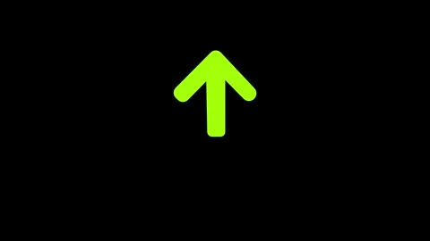 Pointing down arrow animation, arrow ani... | Stock Video | Pond5