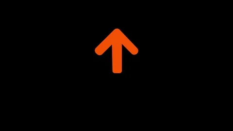Pointing down arrow animation, arrow ani... | Stock Video | Pond5