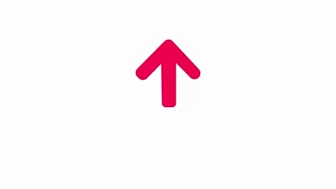 Pointing down arrow animation, arrow ani... | Stock Video | Pond5