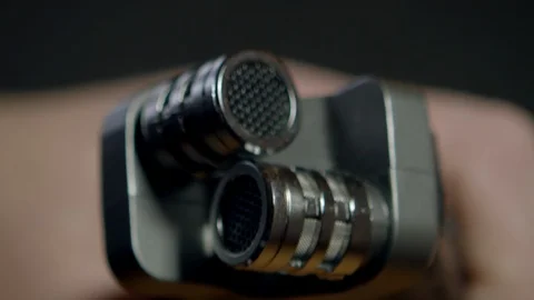 Pointing the Microphone Towards the Came... | Stock Video | Pond5
