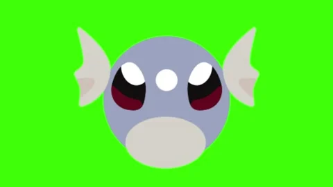 Pokemon icon drati appearing on a green ... | Stock Video | Pond5
