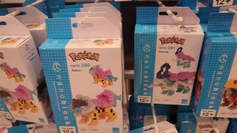 POkemon Lego Raikou Toy Suicune | Stock Video | Pond5