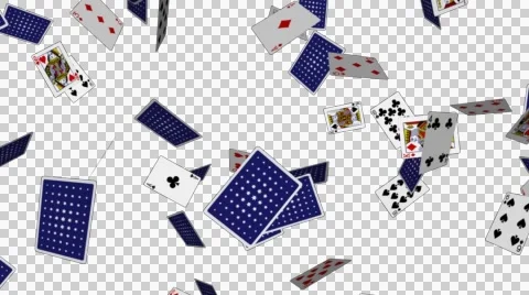 Poker Cards Explosion - 03 - 25 fps | Stock Video | Pond5