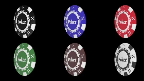 Poker Chip and Text, Animation, Renderin... | Stock Video | Pond5