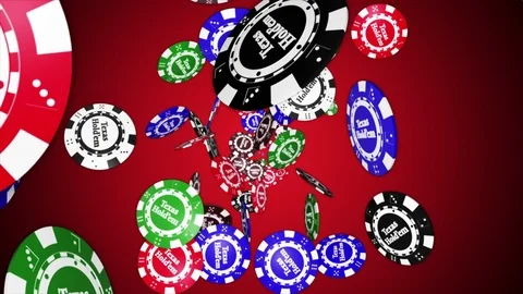Poker Chip and Text, Animation, Renderin... | Stock Video | Pond5