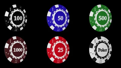 Poker Chips Animation, Background, with ... | Stock Video | Pond5