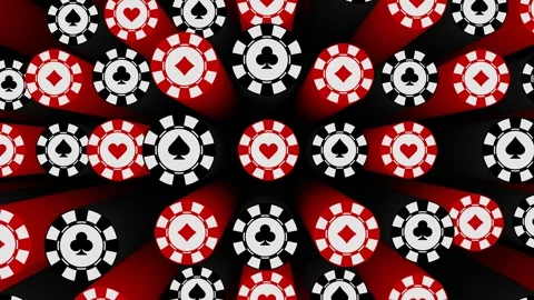 Poker chips loop animation background | Stock Video | Pond5