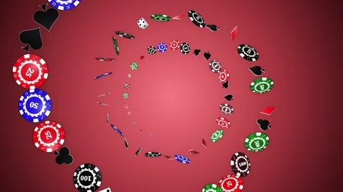 Poker Chips Ring Animation Background, L... | Stock Video | Pond5