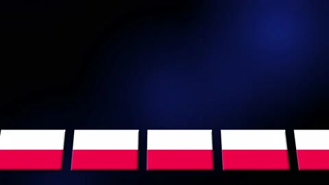 Poland Flag Animated Background 3d Anima... | Stock Video | Pond5