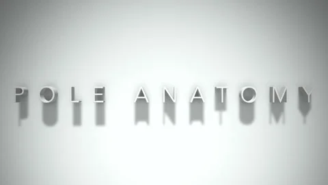pole anatomy 3D title animation white te... | Stock Video | Pond5