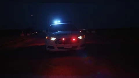 police approaching to the crime scene. f... | Stock Video | Pond5