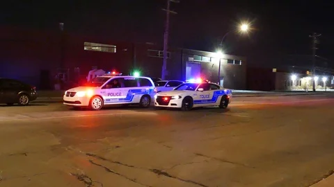 Police Car Arriving Stock Video Footage | Royalty Free Police Car ...