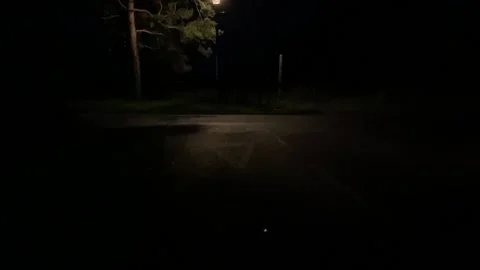 police car night on country lane, police... | Stock Video | Pond5