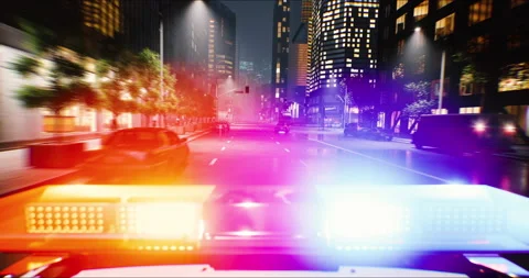 Police Chase Night Stock Videos – Royalty-Free HD & 4K Videos | Pond5