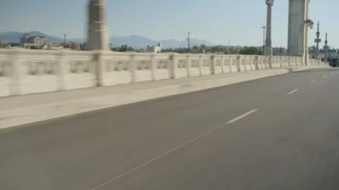 Police department motorcycle overtaking ... | Stock Video | Pond5