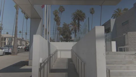 Police department premises in down town ... | Stock Video | Pond5