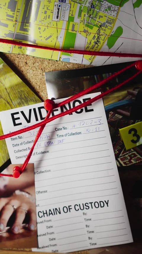 Police detective crime desk investigatio... | Stock Video | Pond5