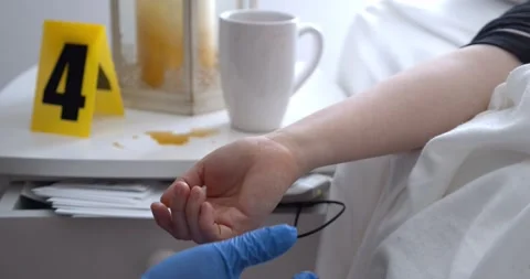 Police Detective Investigating Dead Body... | Stock Video | Pond5