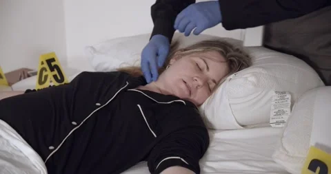 Police Detective Investigating Dead Body... | Stock Video | Pond5