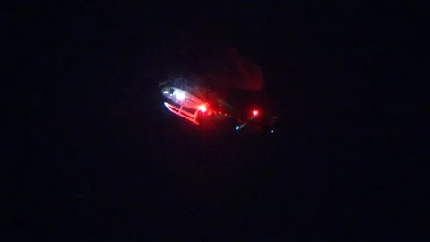 Police Helicopter Night Stock Footage ~ Royalty Free Stock Videos | Pond5