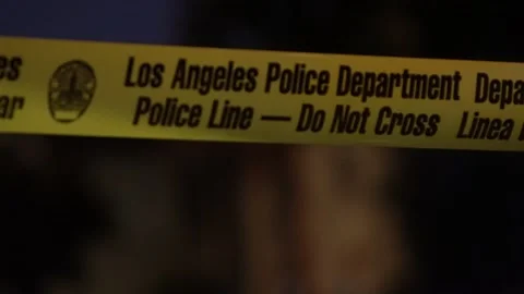 police line at crime scene hd | Stock Video | Pond5