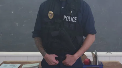 School Police Officer Stock Footage ~ Royalty Free Stock Videos | Pond5