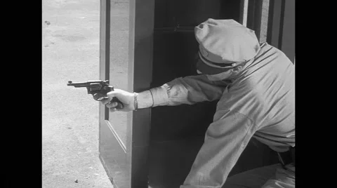 Police officer shooting from behind pho... | Stock Video | Pond5