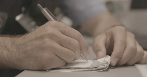 Police Officer Taking Notes 4K | Stock Video | Pond5