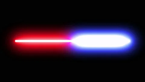 Police red and blue flashing light on bl... | Stock Video | Pond5