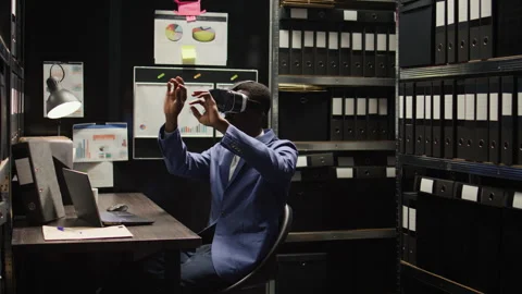 Police utilizes technology to solve case | Stock Video | Pond5