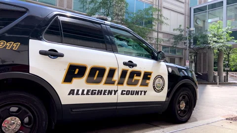 Police vehicle of Allegheny County downt... | Stock Video | Pond5